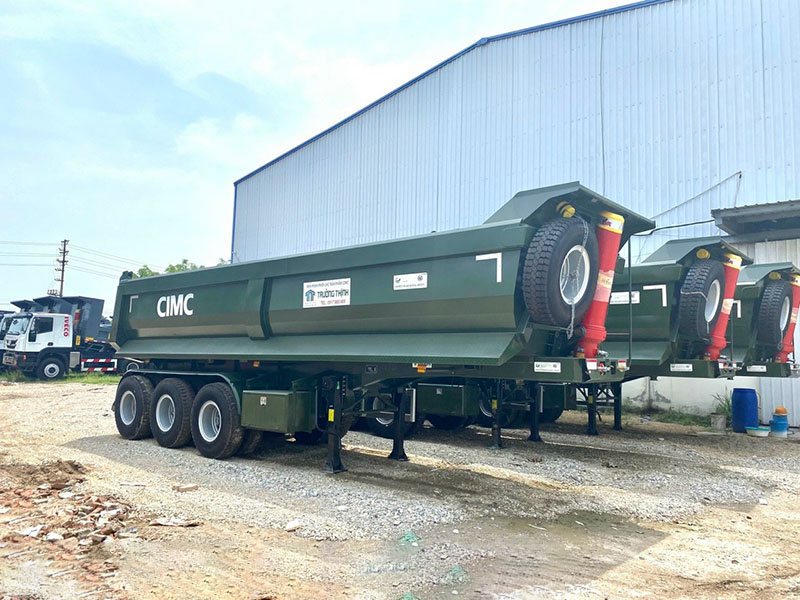 Sơ Mi Rơ Mooc Tải Tự Đổ CIMC - Xe Đầu Kéo, Xe Tải - Hoàng Huy Dongfeng